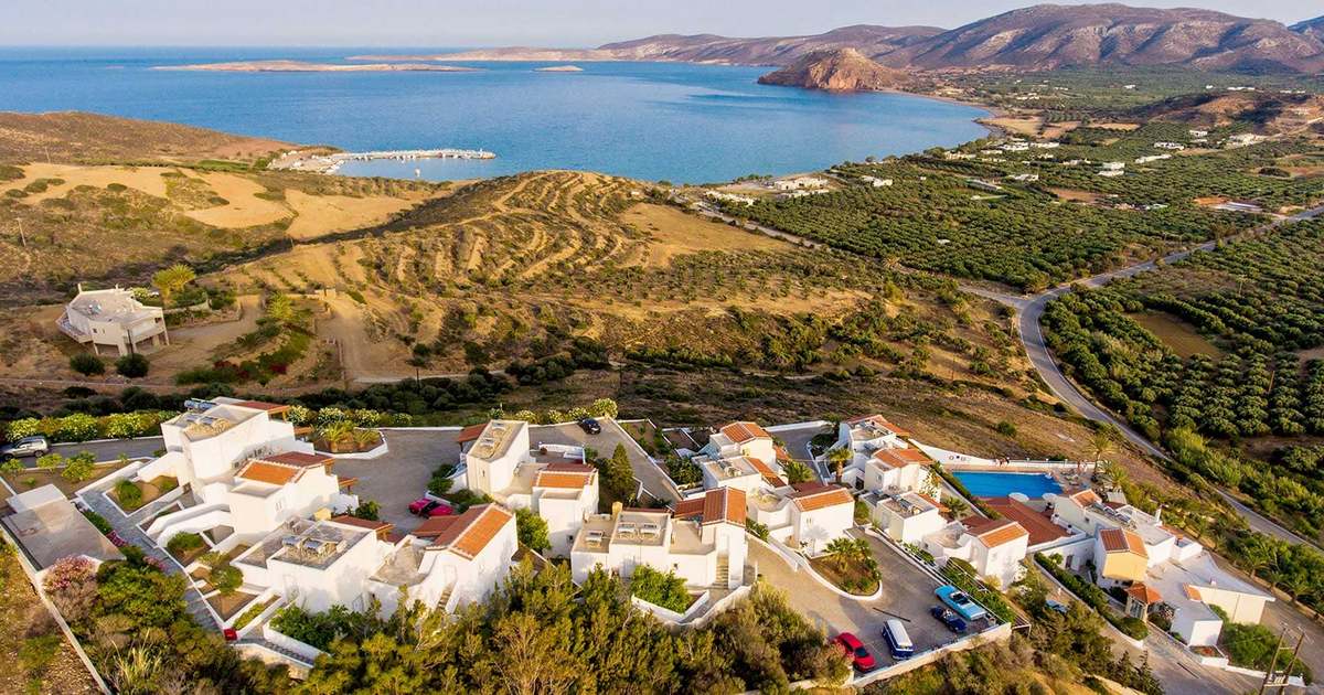L'Hôtel Castri Village à Palekastro - Crète Orientale, Grèce